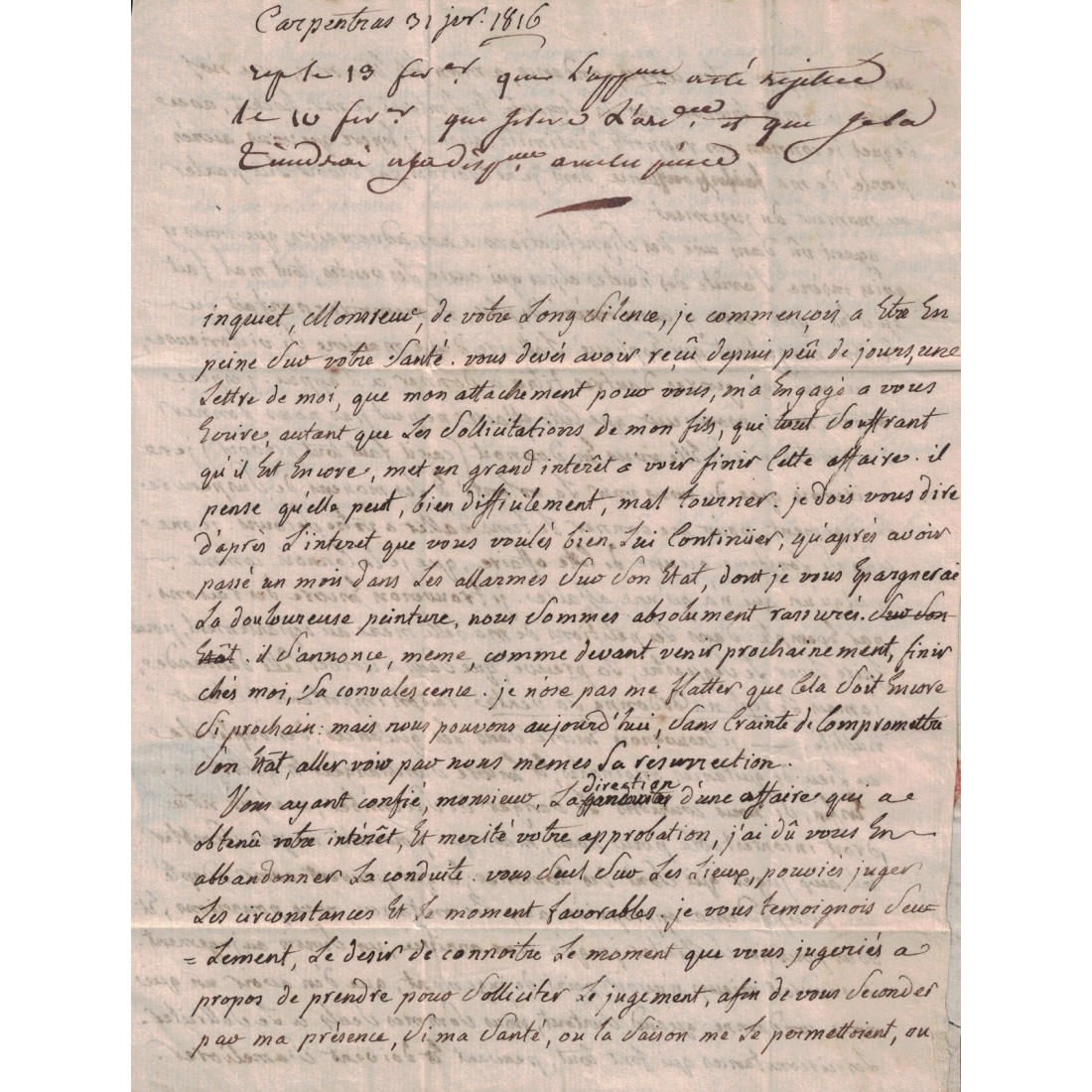 PELLETIER LA GARDE D’ASPREMONT Joseph François Louis Bonaventure de ...